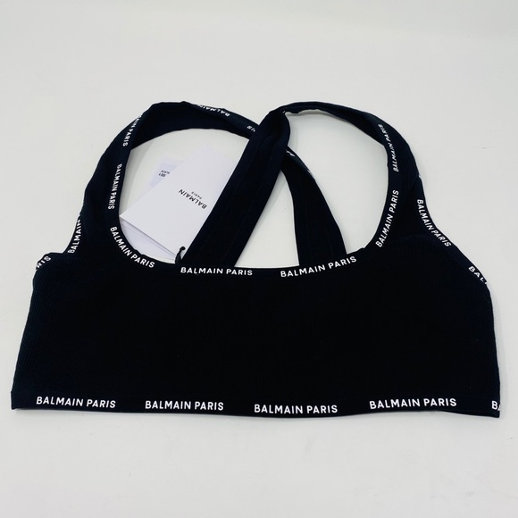 Balmain | Intimates & Sleepwear | Balmainblack Logo Sportsbra225 | Poshmark